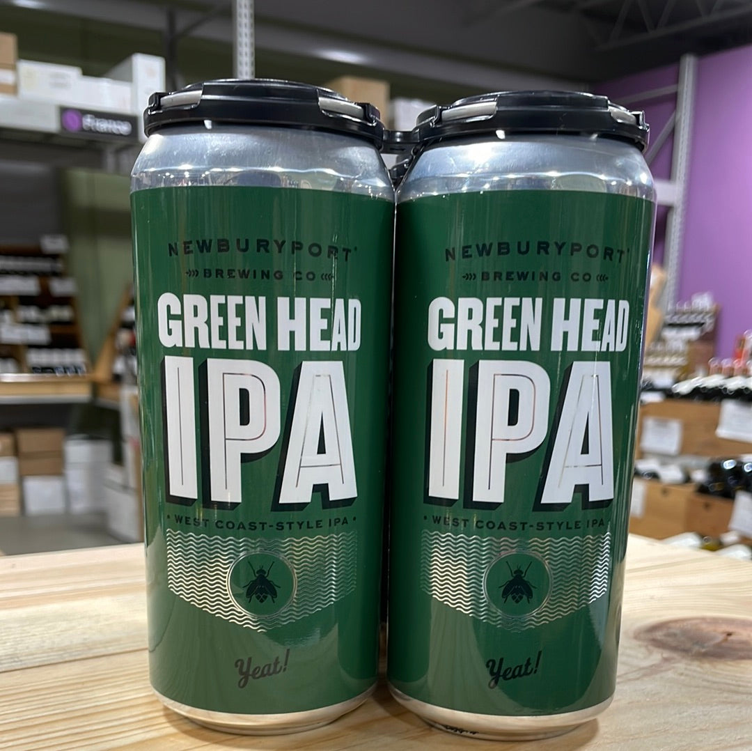 Newburyport Green Head 4-PACK CANs !!!!!! – Bin Ends... Great Wine ...