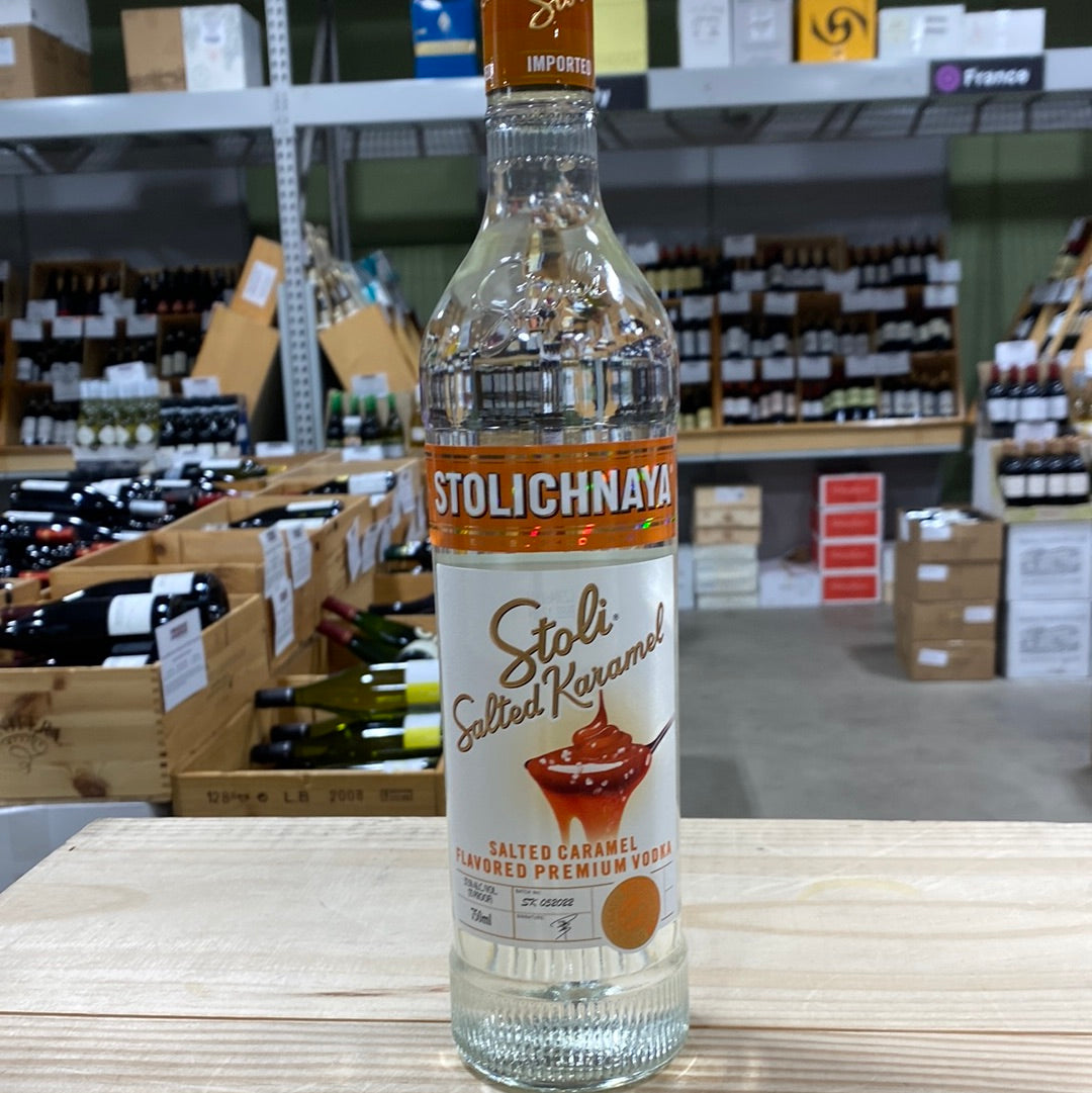 Stolichnaya Premium Salted Karamel Vodka - Latvia – Bin Ends... Great ...