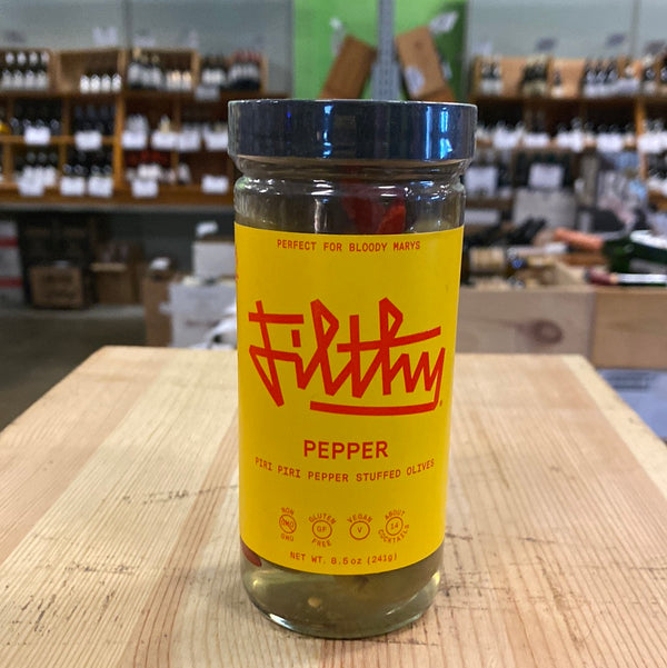 Filthy Olives Stuffed w/Red Peppers 8oz Jars - Bin Ends... Great Wine ...