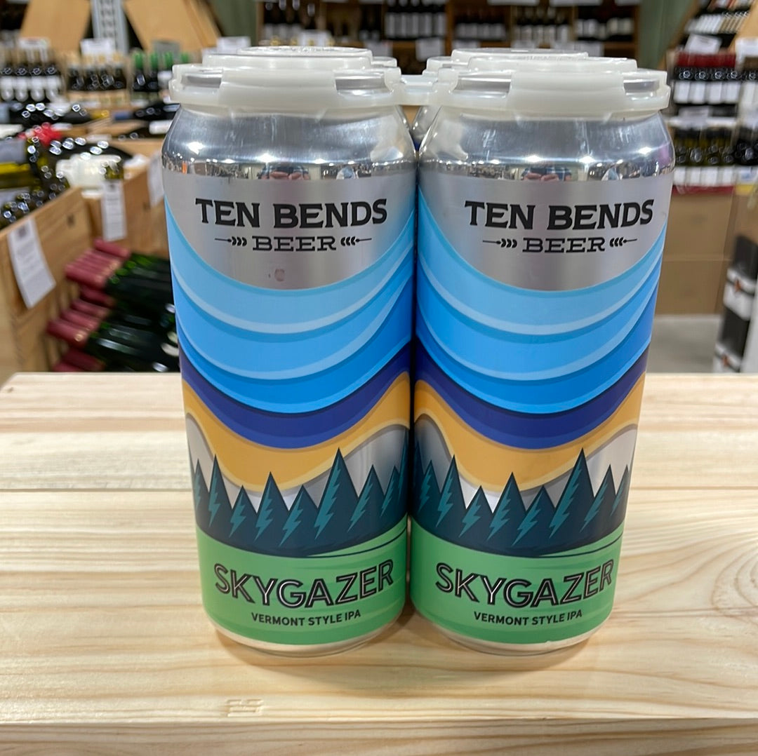 Ten Bends Beer Skygazer Vermont Session IPA 16oz/4pk – Bin Ends ...