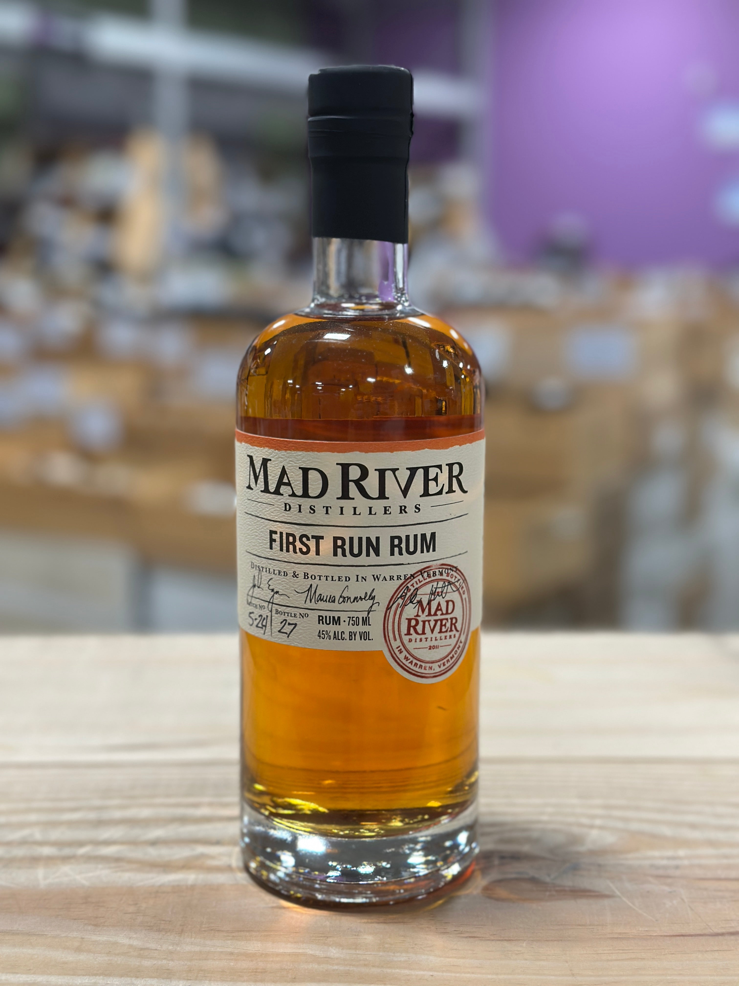 Mad River First Run Rum – Bin Ends... Great Wine~Serious Savings