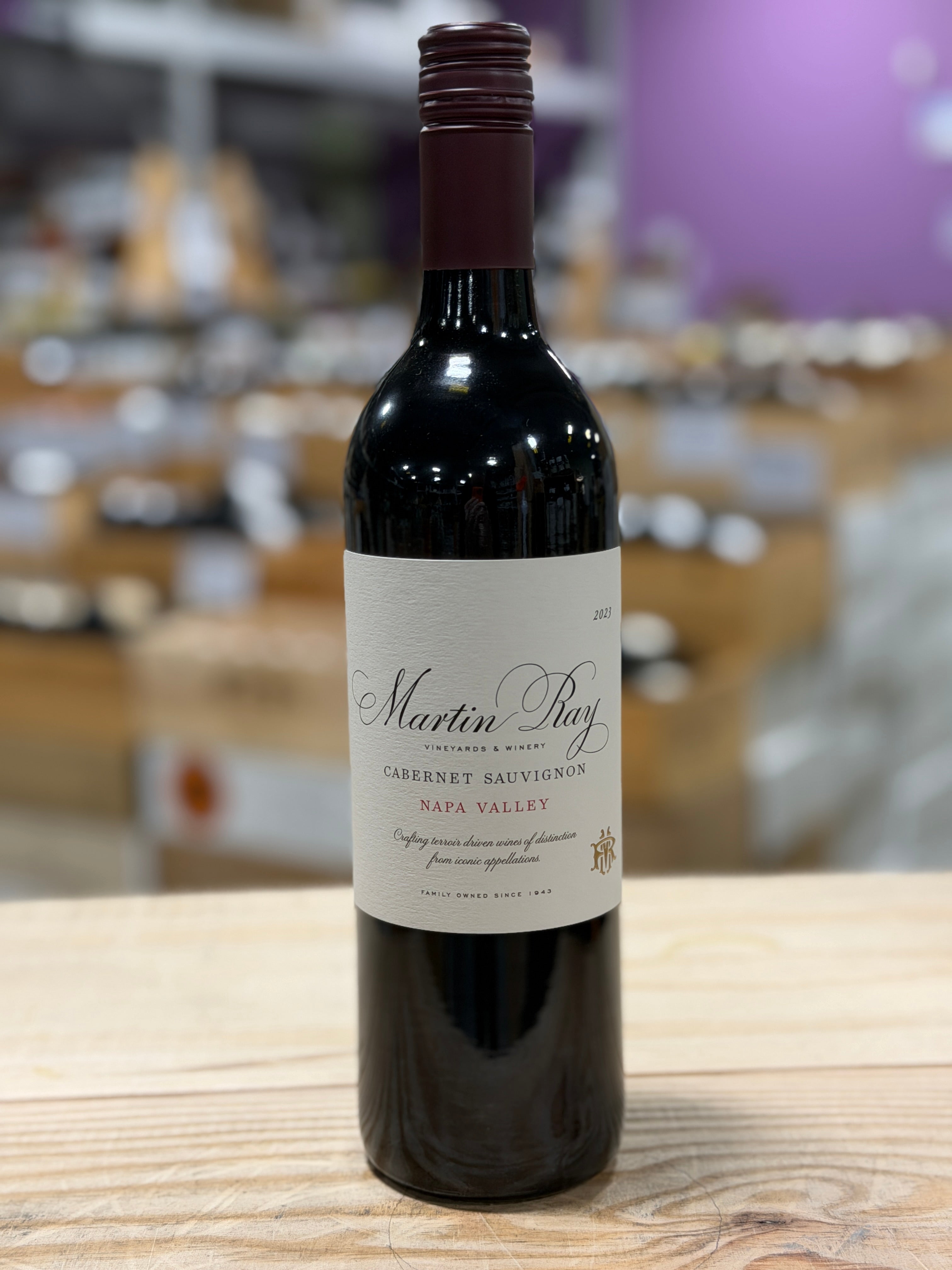 Martin Ray Winery Cabernet Sauvignon Napa Valley California USA – Bin ...